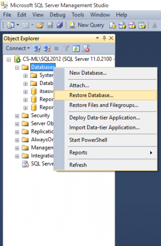 Lỗi Backup Log Cannot Be Performed Because There Is No Current Database