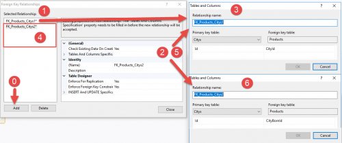 Add Multiple Foreign Key For The Same Table In Mvc Database First Sql 5857