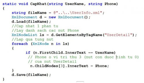 Đọc Ghi Xóa Dữ Liệu Xml Trong C